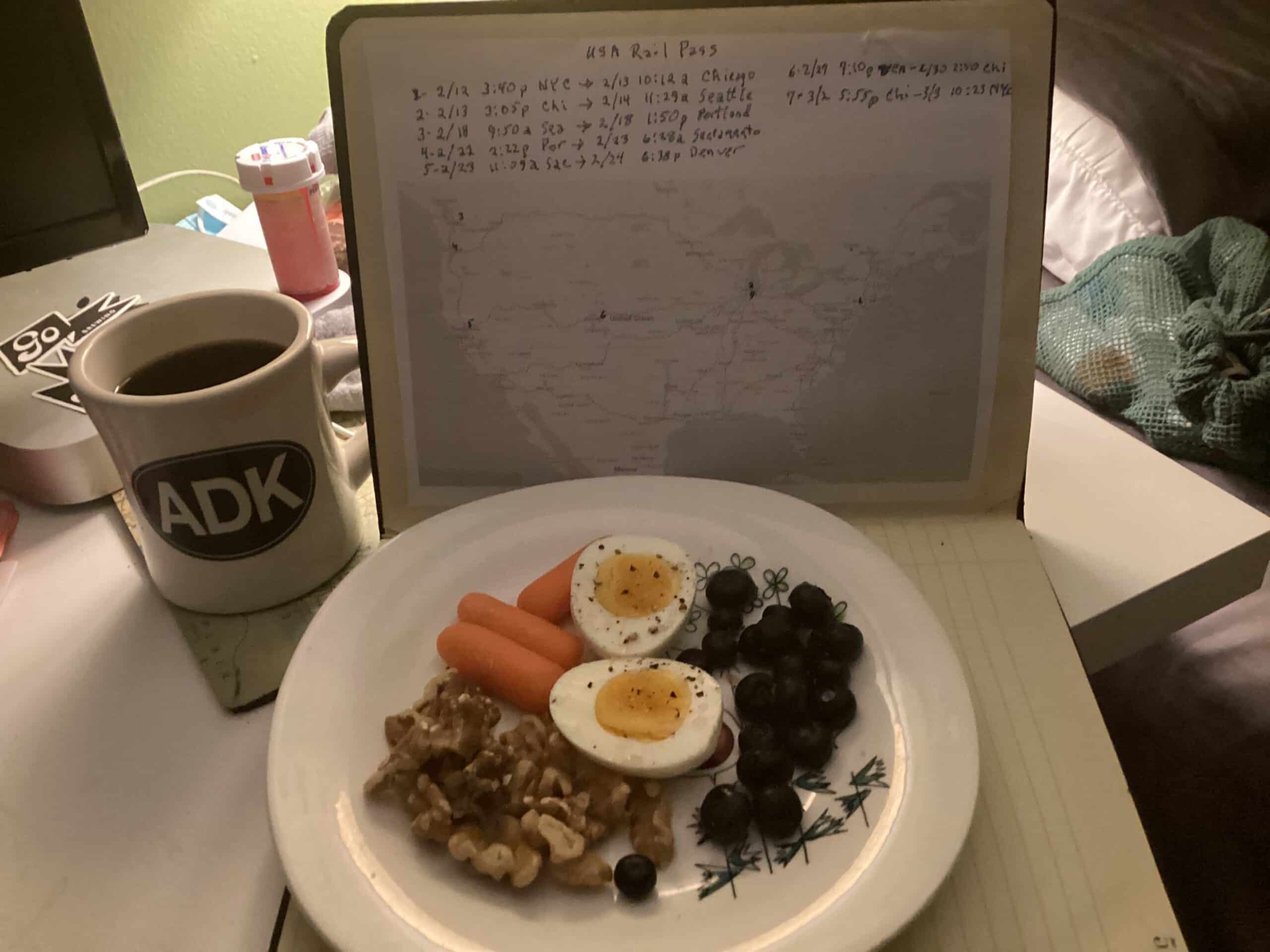 USA Rail Pass Breakfast - Where I Dwell